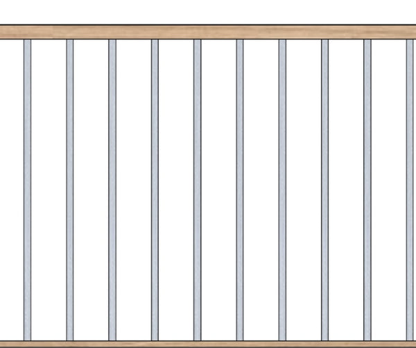 Blank Stainless Steel Round Baluster – Custom Newel Posts
