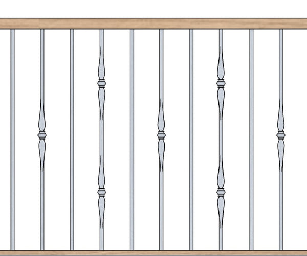 Double Spoon Round Baluster – Custom Newel Posts
